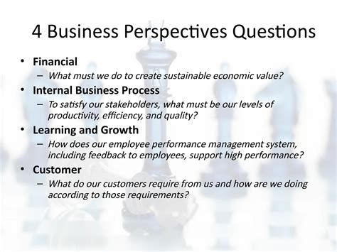 Performance Measurement Using Balanced Scorecard Pptx