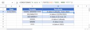 Concatenar Data No Excel E No Google Planilhas Automate Excel