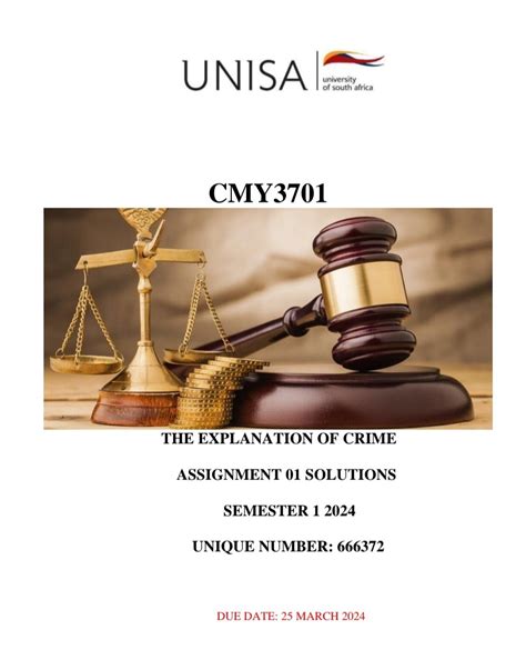 Cmy Assignment Memo Semester Studypass
