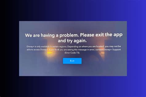 error code 73 disney is only available in certain regions [fix]