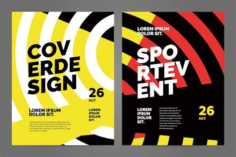 스포츠 이벤트 토너먼트 또는 챔피언십에 대한 레이아웃 포스터 템플릿 디자인 프리미엄 벡터