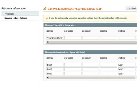 Attributes Import Export Extension Migrate Attributes