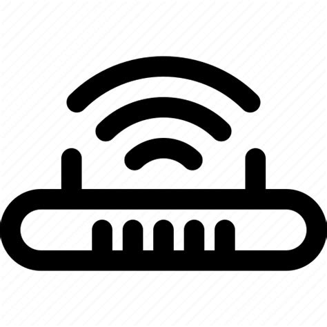 Wifi Router Wlan Wireless Internet Connection Signal Icon Download On Iconfinder