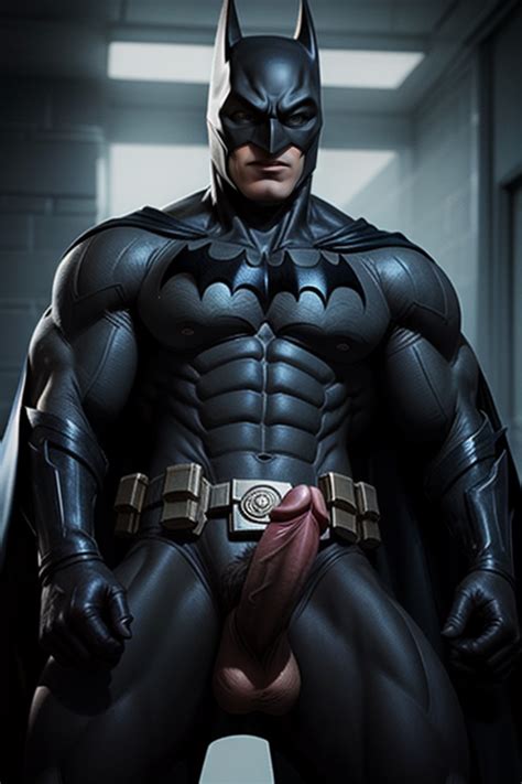 Rule 34 Ai Generated Batman Batman Series Big Balls Big Penis Dc Comics Muscle Nude Rd