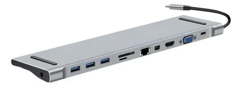 Hub Usb Tipo C 10 En 1 Docking Station Cuotas sin interés