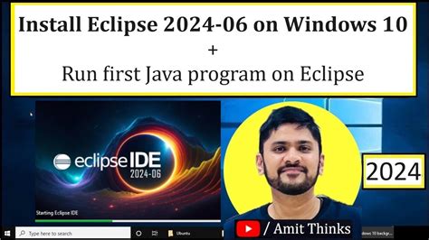 How To Install Eclipse Ide 2024 06 On Windows 10 Youtube