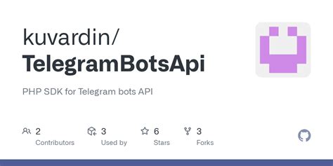 Github Kuvardintelegrambotsapi Php Sdk For Telegram Bots Api