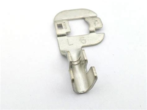 6mm Left Hand Brass Frame Chassis Earth Crimp Ring Terminal