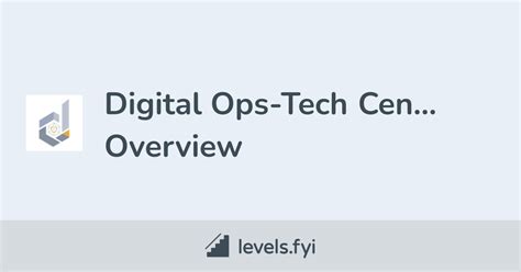 Digital Ops Tech Centre Careers Levels Fyi
