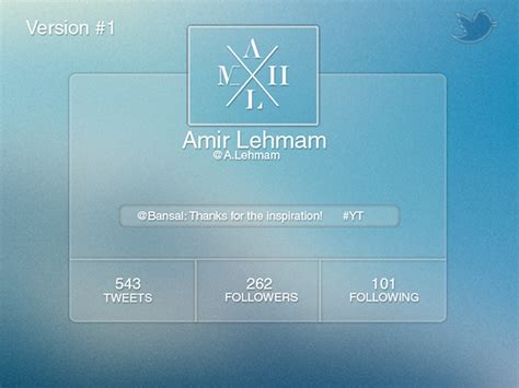 Twitter UI On Behance