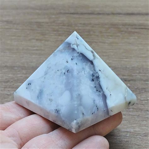 Dendritic Opal Merlinite Pyramid 96g Madagascar
