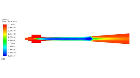 Steam Ejector With Gas Methane Fluid CFD Simulation ANSYS Fluent MR CFD