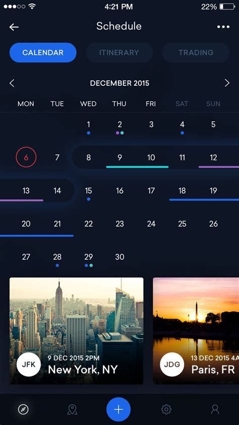 258 Best Mobile Ui Calendar Images On Pinterest Interface Design Mobile Design And User