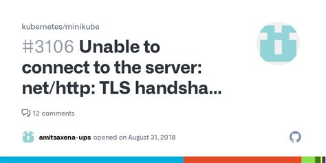 Unable To Connect To The Server Net Tls Handshake Timeout