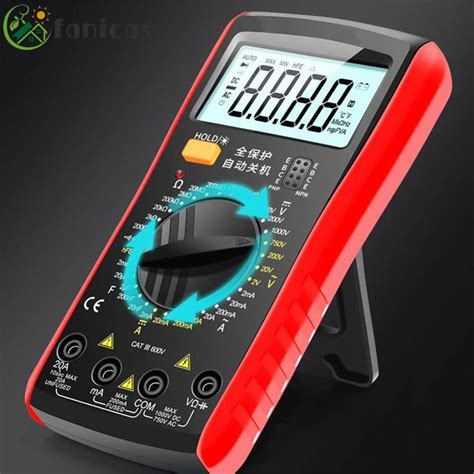 Digital Multimeter 1999 Counts Dc Ac Voltmeter Auto Ranging Ohm Volt Amp Meter [fanicas Ph