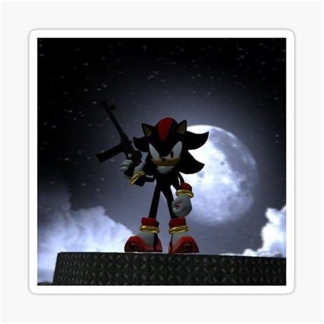 Shadow The Hedgehog Sticker Sticker For Sale By SiwelStickers Redbubble