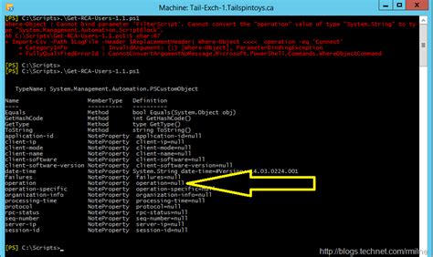 Powershell Cannotconvertargumentnomessage Where Object Error 250 Hello