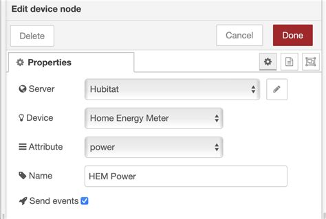 Help With Flow For Power Meter Node Red Hubitat