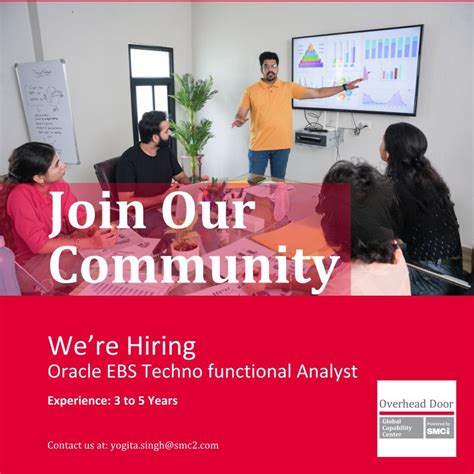 Hiring Oracleebs Techcareers Gcc Lifeatoverheaddoor Overhead