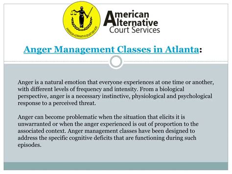 Ppt Anger Management Classes In Atlanta Powerpoint Presentation Free