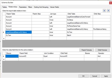 Report Designer Tables Join • Acumatica Report Designer • Acumatica User Group Forums
