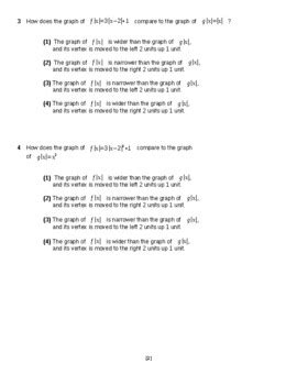 Module Test Polynomial Quadratic Expressions Equations Functions Edit