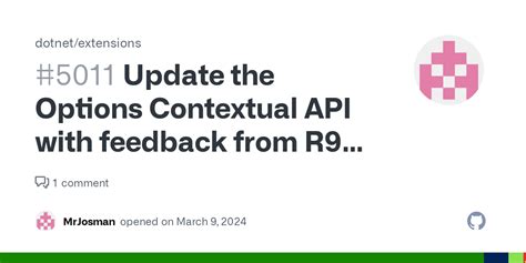 Update The Options Contextual API With Feedback From R9 API Review