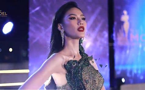Bùi Quỳnh Hoa Cực Cháy Tại Chung Kết Supermodel International