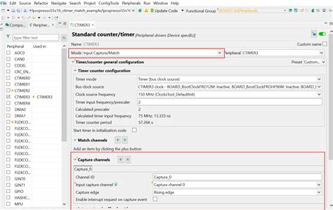 Configuration Part Of Capture Mode In Timer Nxp Community