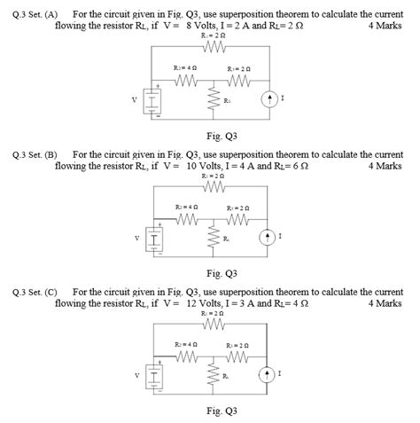 Solved Q 3 Set A For The Circuit Given In Fig Q3 Use Chegg Com