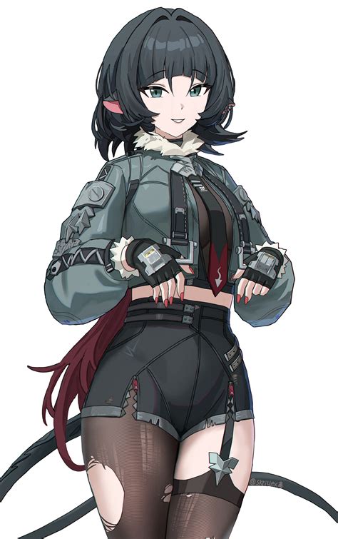 Jane Doe Zenless Zone Zero Drawn By Purple Z Danbooru