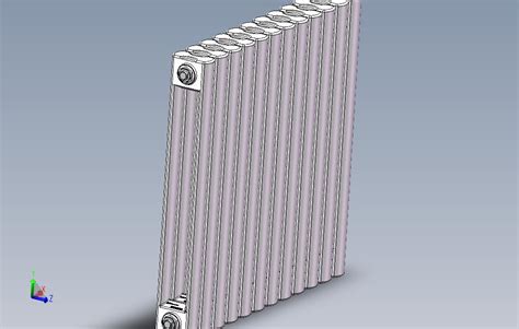 暖气强制换热装置solidworks 2012模型图纸免费下载 懒石网