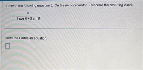 Solved Part B Describe The Curve Select The Correct Choice Chegg Com