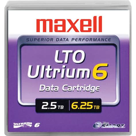 10x Maxell Lto 6 Ultrium Data Cartridge Tape Media 25tb 625tb