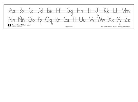 Handwriting Without Tears Cursive Printables