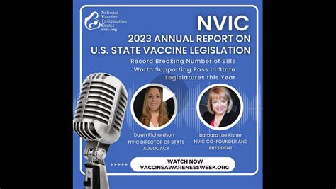 2023 Annual Vaccine Legislation Report National Vaccine Information