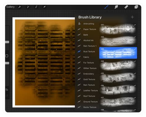 Procreate Rust Texture Brushes Metal Rust Texture For Procreate Rust Peeling Rust Brushes