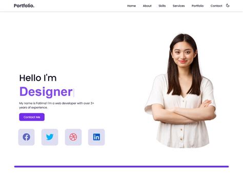 Responsive Portfolio Website With Html Css Javascript Upwork