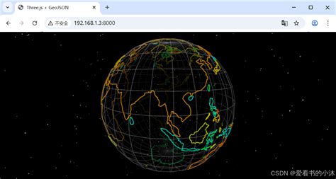 小沐杂货铺基于Three JS绘制三维数字地球EarthGIS WebGLvuereact提供全部源代码 threejs 地球