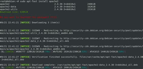how to speed up package downloads and updates with apt fast on debian 10 vitux