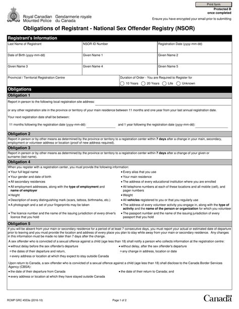 Form Rcmp Grc4553 Fill Out Sign Online And Download Fillable Pdf