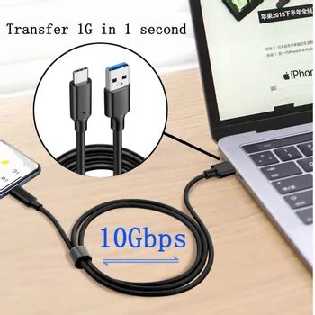 Usb Gbps Type C Cable Usb A To Type C Gen Cable Data Transfer Usb C Ssd Hard Disk