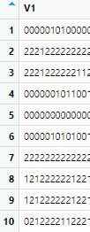 R Splitting Column With Numbers By Nothing In A Dataframe Stack