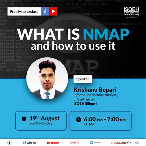 Free Masterclass On Nmap By Krishanu Bepari Isoeh Siliguri Posted On The Topic Linkedin