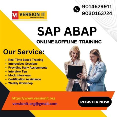 version it training on linkedin sapabap sap sapmm sapsd sapfico