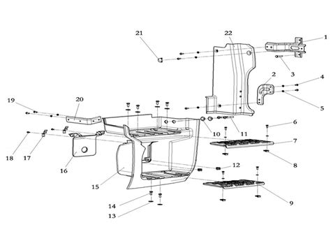 Shacman X6000 Chassis Step Rh
