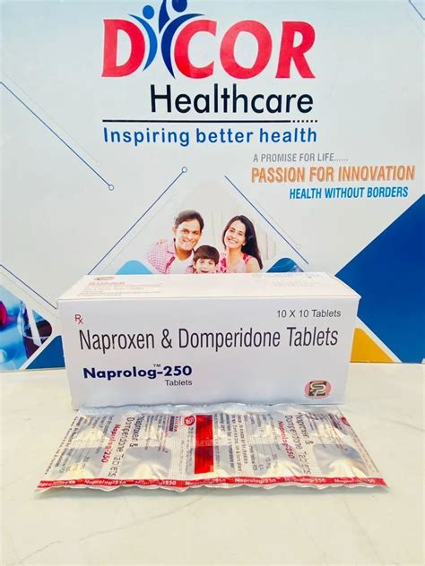 Naproxen 250mg Domperidone 10mg At ₹ 800 Box Naprox D Tablet In Sirsa