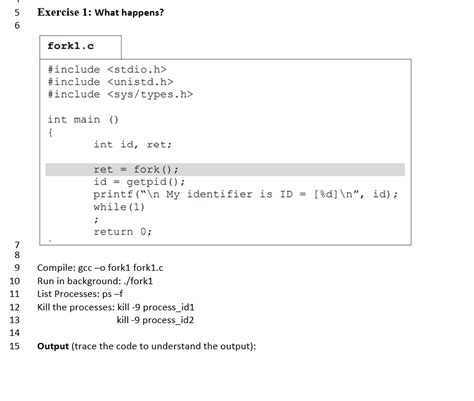 Solved Can I How To Kill The Process And Process Id Chegg