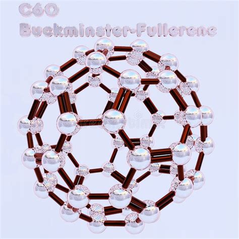 C60 Molecule Stock Illustration Illustration Of Background 188588875
