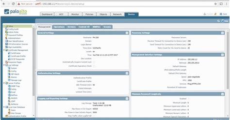 My Palo Alto Networks PCNSE Journal Configuring General Settings And Services On A Palo Alto